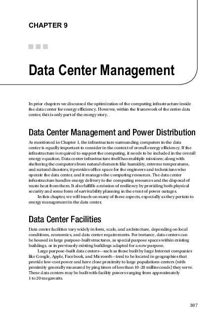 (PDF) Data Center Management