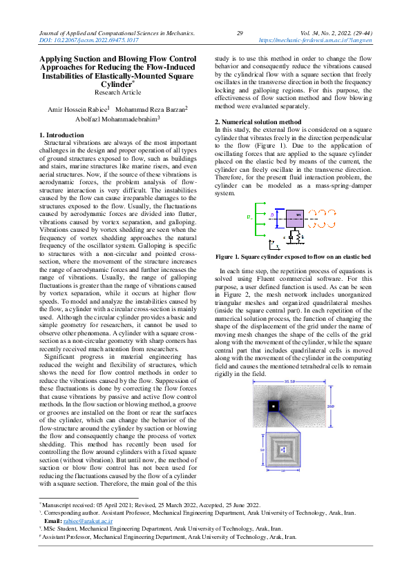 Pdf Applying Suction And Blowing Flow Control Approaches To Reduce