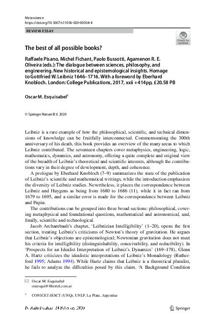 (PDF) The best of all possible books?