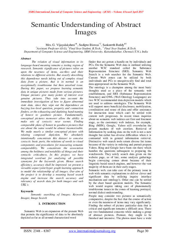 (PDF) Semantic Understanding of Abstract Images