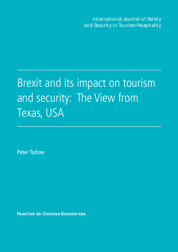 (PDF) Brexit's Effects on Tourism and Security in Texas