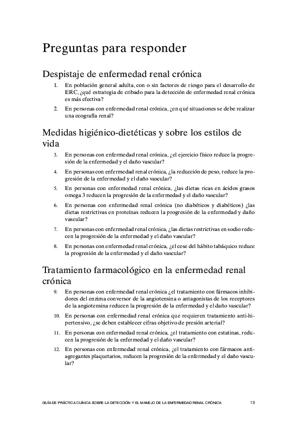 (PDF) Guía de Práctica Clínica sobre la Detección y el Manejo de la Enfermedad Renal Crónica