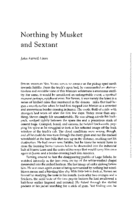 (PDF) Northing by Musket and Sextant