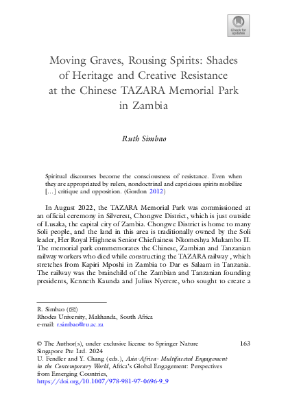 (PDF) Moving Graves, Rousing Spirits: Shades of Heritage and Creative ...