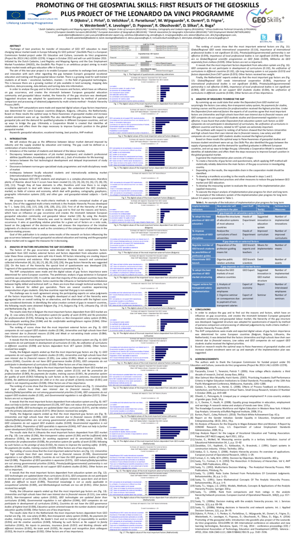 (PDF) Promoting of the Geospatial Skills: First Results of the ...