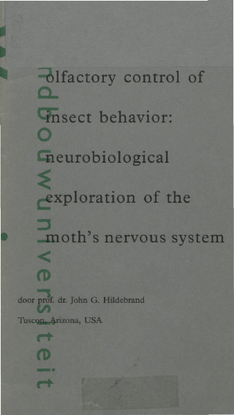 (PDF) Olfactory control of insect behavior : neurobiological ...