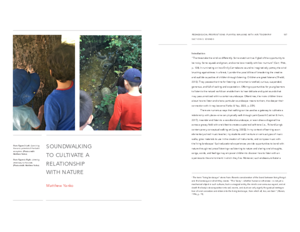 (PDF) Soundwalking To Cultivate A Relationship With Nature