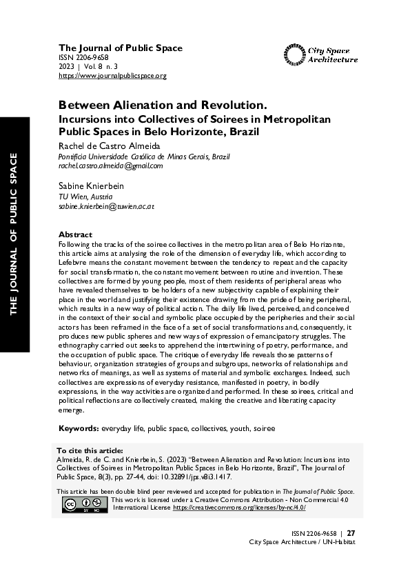 (PDF) Between Alienation and Revolution