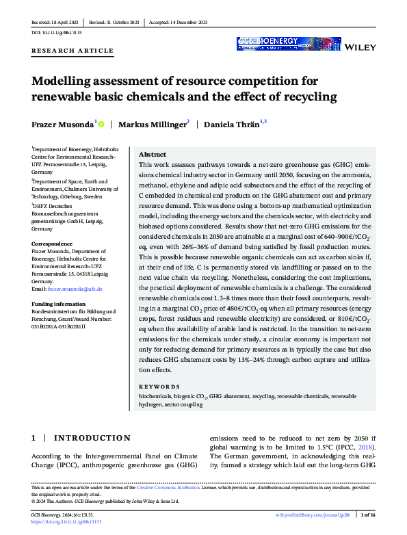 (PDF) Modelling assessment of resource competition for renewable basic ...