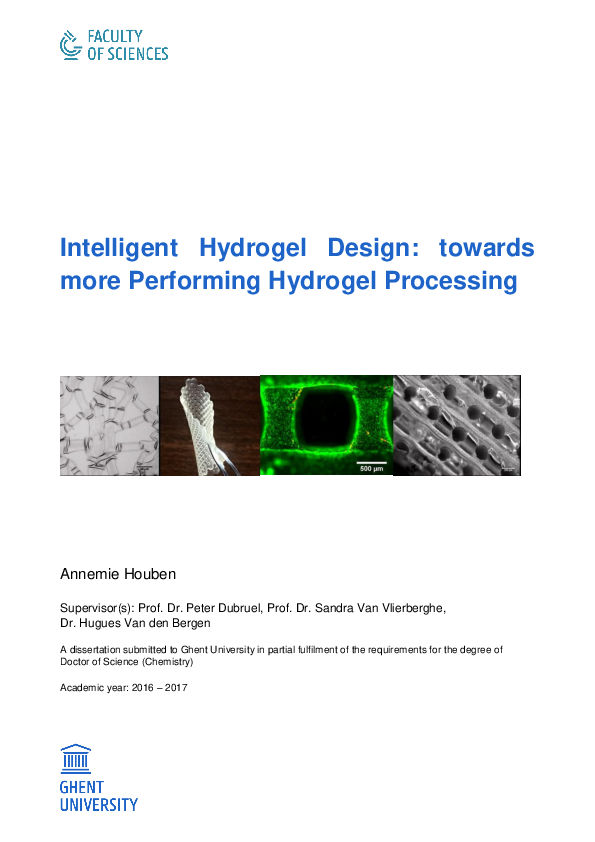 (PDF) Intelligent hydrogel design: Towards more performing hydrogel ...