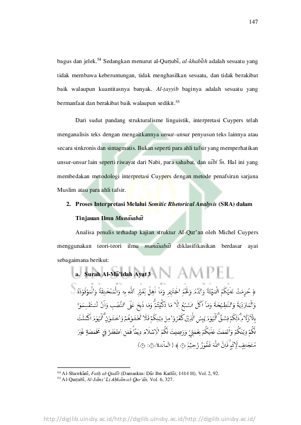(PDF) Interpretasi Ayat Ayat dalam Surah Al-Ma'idah Melalui SRA dalam ...