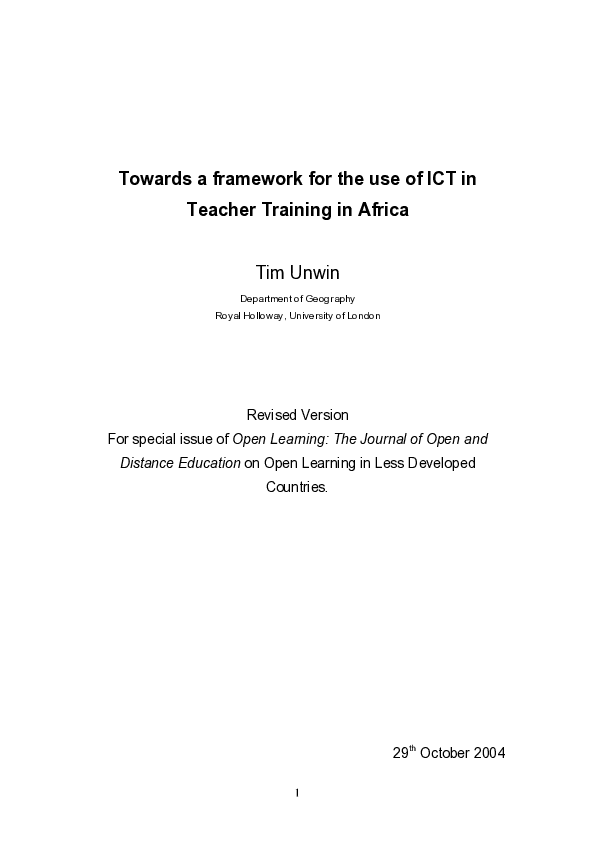 (PDF) Africa