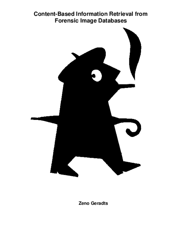 Pdf Content Based Information Retrieval In Forensic Image Databases