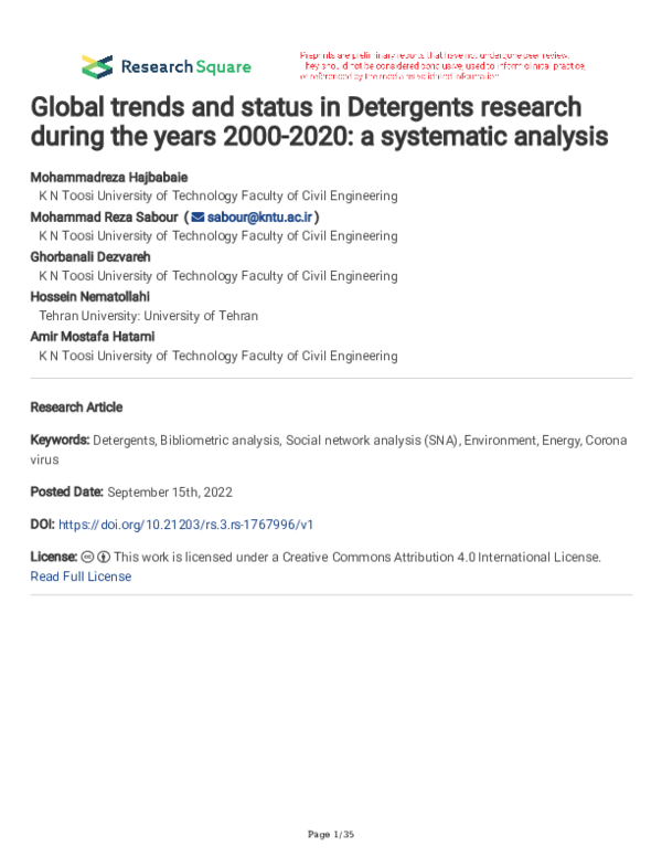 (PDF) Global trends and status in Detergents research during the years ...