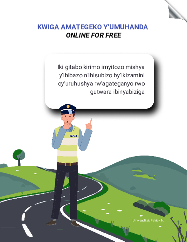 (PDF) AMATEGEKO Y'UMUHANDA: IBIBAZO, IBISUBIZO, IBIMENYETSO N'IBYAPA ...