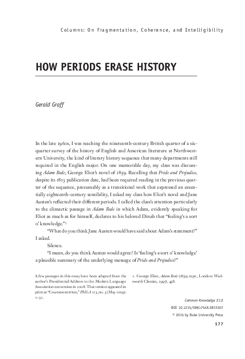 (PDF) How Periods Erase History