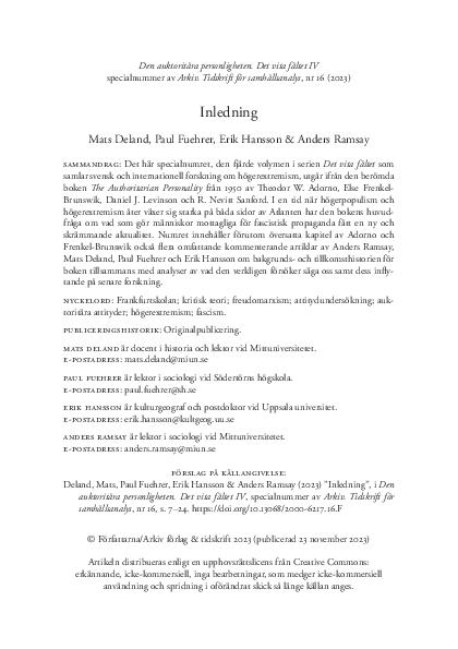 (PDF) Inledning