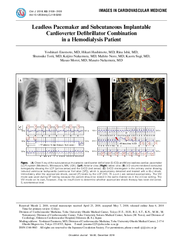 (PDF) Leadless Pacemaker and Subcutaneous Implantable Cardioverter ...