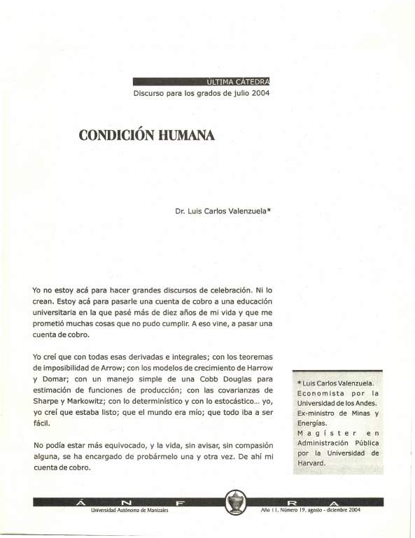 (PDF) Condición humana