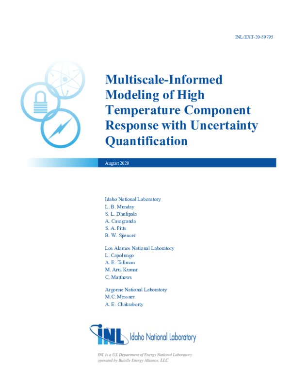 (PDF) Multiscale-Informed Modeling of High Temperature Component Response with Uncertainty ...
