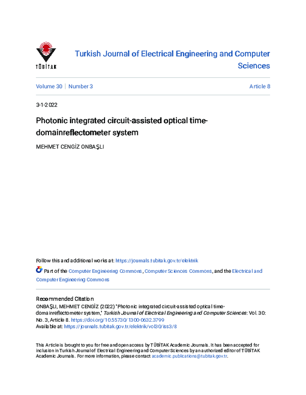 (PDF) Photonic integrated circuit-assisted optical time-domainreflectometer system