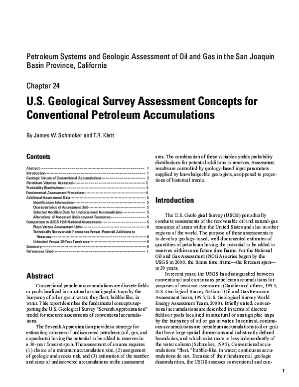 (PDF) Petroleum Systems and Geologic Assessment of Oil and Gas in the ...