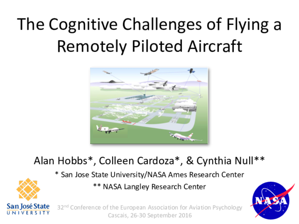 (PDF) The Cognitive Challenges of Flying a Remotely Piloted Aircraft