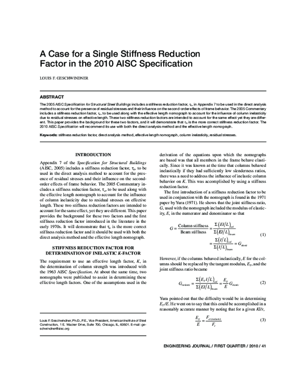 (PDF) A Beam Design Aid For Structural Tubing