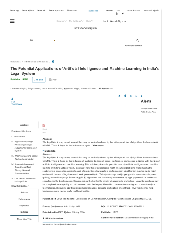 (PDF) The Potential Applications of Artificial Intelligence and Machine ...