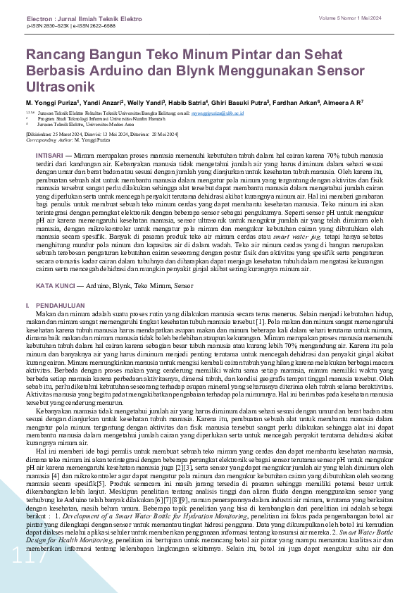 (PDF) Rancang Bangun Teko Minum Pintar dan Sehat Berbasis Arduino dan Blynk Menggunakan Sensor ...