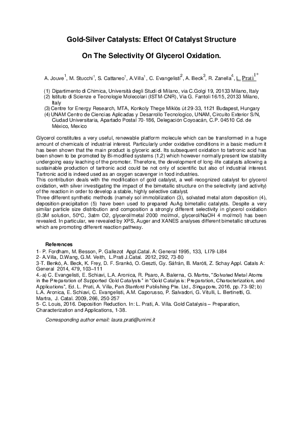(PDF) Gold-silver catalysts: Effect of catalyst structure on the ...