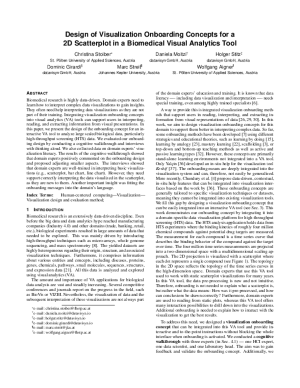 (PDF) Design of Visualization Onboarding Concepts for a 2D Scatterplot in a Biomedical Visual ...