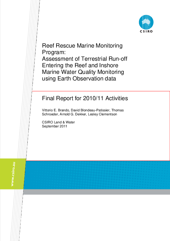 (PDF) Reef Rescue Marine Monitoring Program: Assessment of terrestrial ...