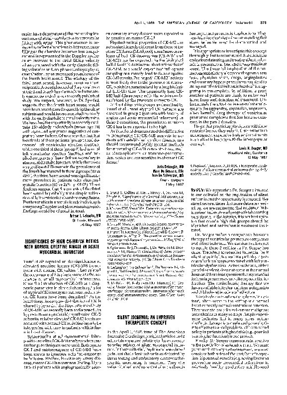 (PDF) Significance of high CK-MBCK ratios with normal creatine kinase ...