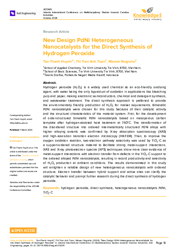 (PDF) New Design PdNi Heterogeneous Nanocatalysts for the Direct ...