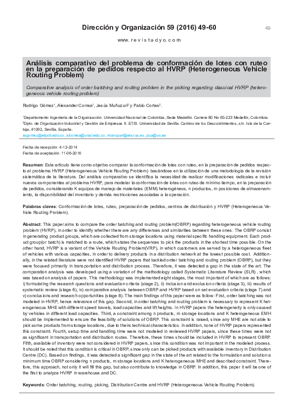 Pdf Análisis Comparativo Del Problema De Conformación De Lotes Con