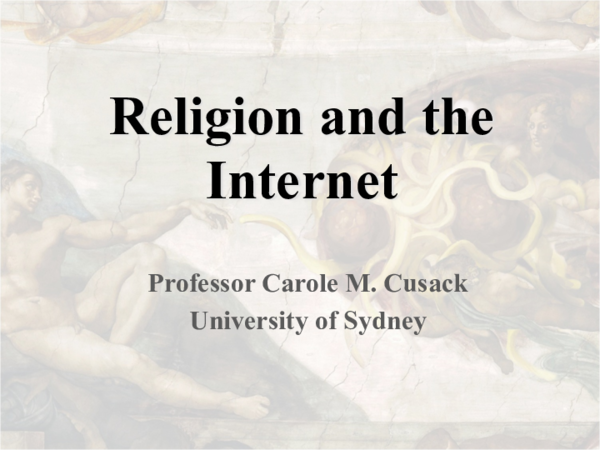 (PDF) Religion and the Internet