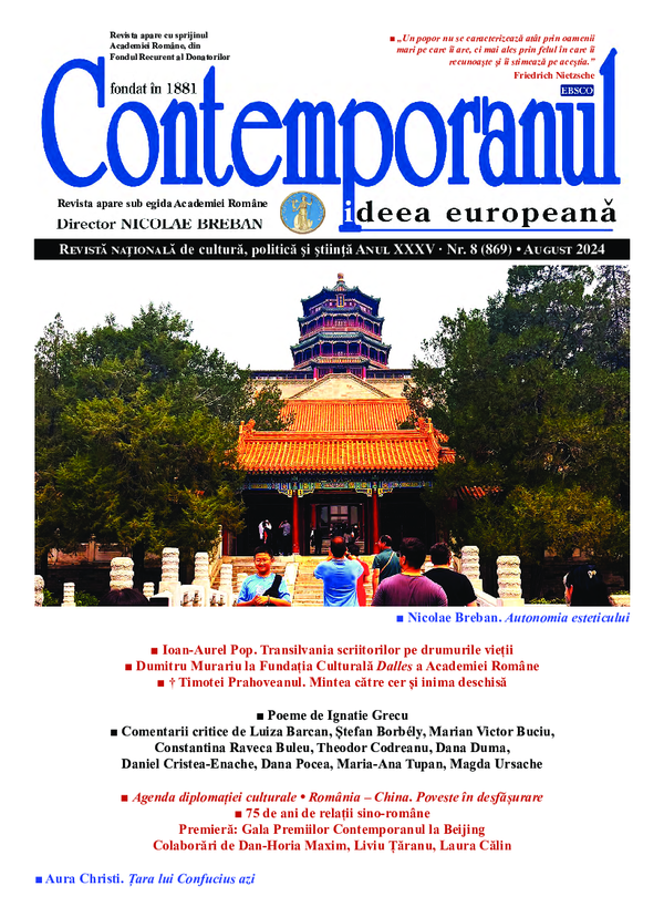 (PDF) Contemporanul nr. 08 August 2024 | Andrei Potlog - Academia.edu