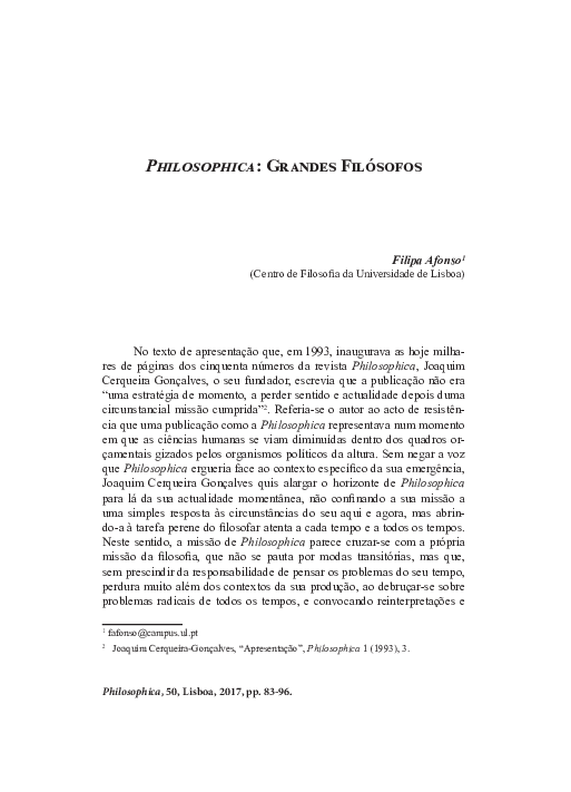 (PDF) Philosophica: Grandes Filosófos