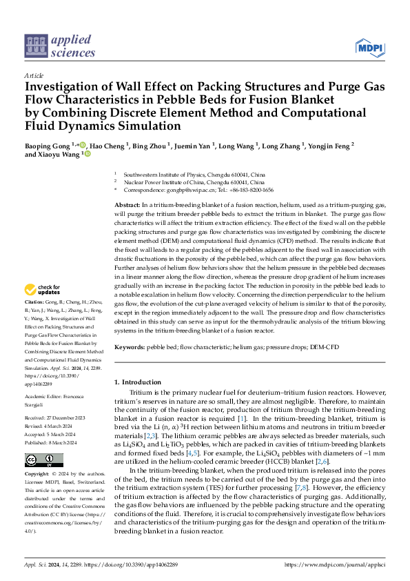 (PDF) Investigation of Wall Effect on Packing Structures and Purge Gas ...