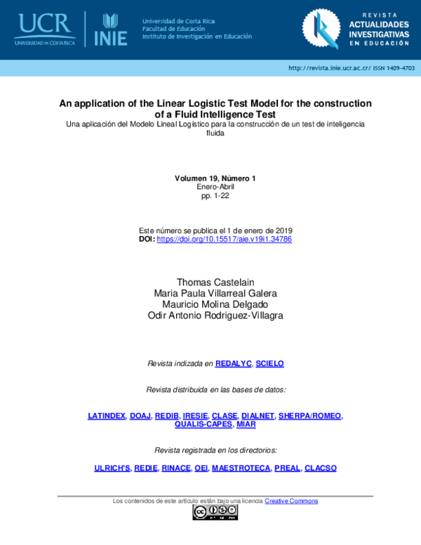 (PDF) An application of the Linear Logistic Test Model for the ...