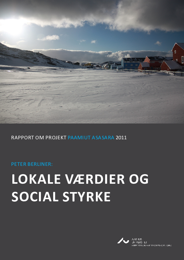 (PDF) Lokale værdier og social styrke: Rapport om projekt Paamiut ...