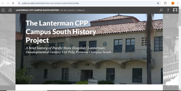 (PDF) Lanterman/CPP Campus South History Project