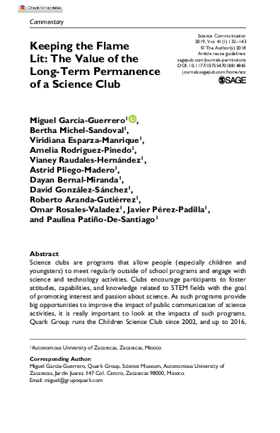 (PDF) Keeping the Flame Lit: The Value of the Long-Term Permanence of a ...