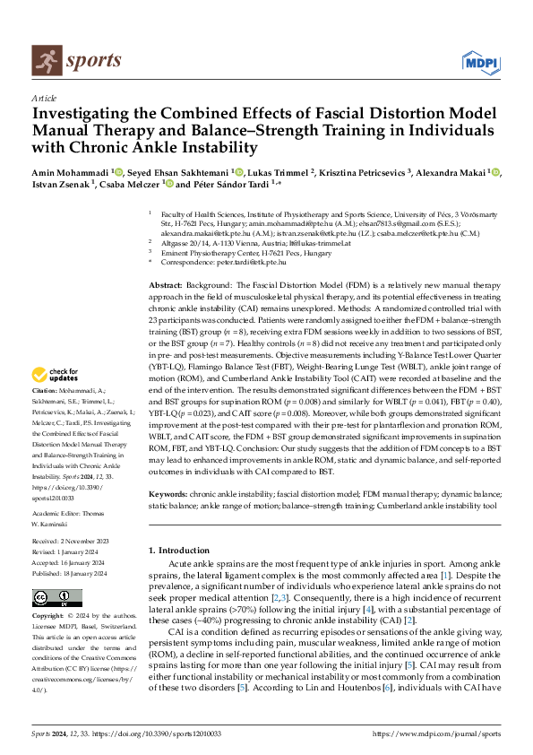 (PDF) Investigating the Combined Effects of Fascial Distortion Model ...