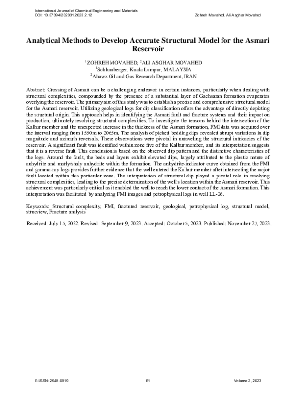(PDF) Analytical Methods to Develop Accurate Structural Model for the ...
