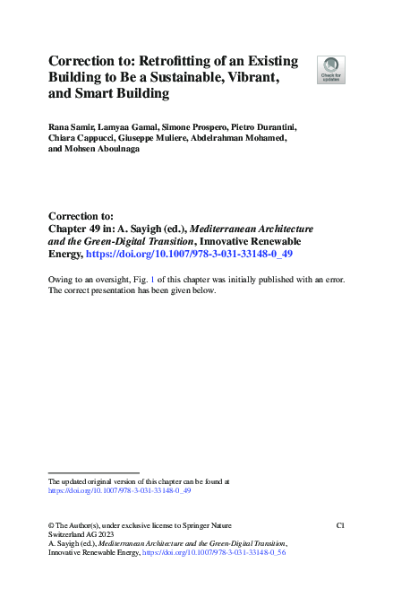 (PDF) Correction to: Retrofitting of an Existing Building to Be a ...