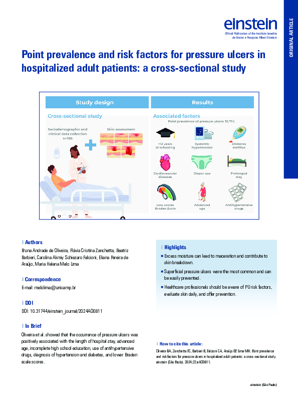 (PDF) Point prevalence and risk factors for pressure ulcers in ...