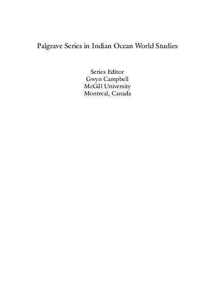 (PDF) Connectivity in motion: island hubs in the Indian Ocean world ...