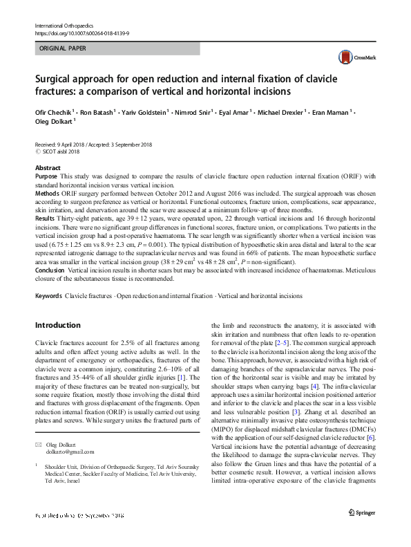 Surgical Approach For Open Reduction And Internal Fixation Of Mandibular Condyle Fractures A